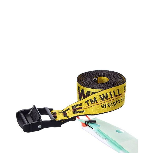 Off-White | Accessories | Offwhite Elongated Industrial Belt Yellow ...